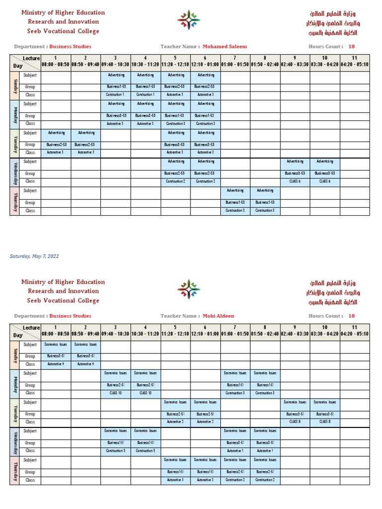 Business Studies - Timetable | PDF | Public Sphere | Communication