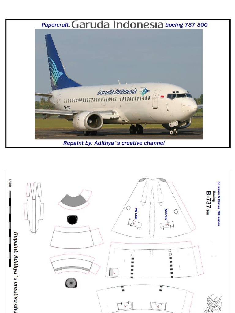 Garuda Indonesia Boeing 737-300 | PDF