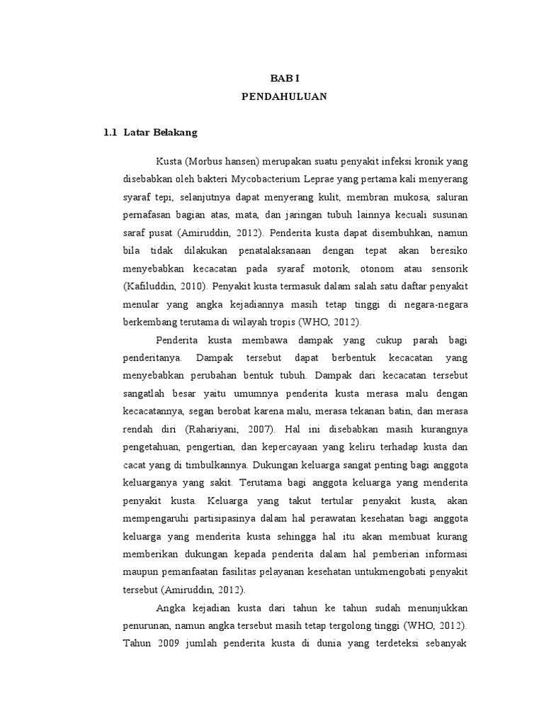 Askep Kusta | PDF | Pengembangan Diri | Kesehatan Holistik