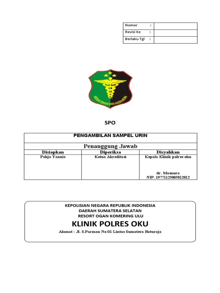 PENGAMBILAN SAMPEL URIN Ep 2 | PDF