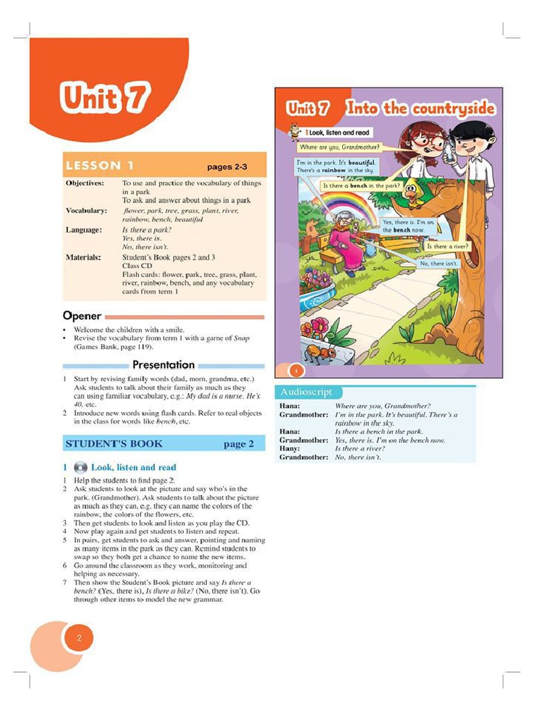 Connect 2 Teachers Guide Term 2, Unit 7 | PDF