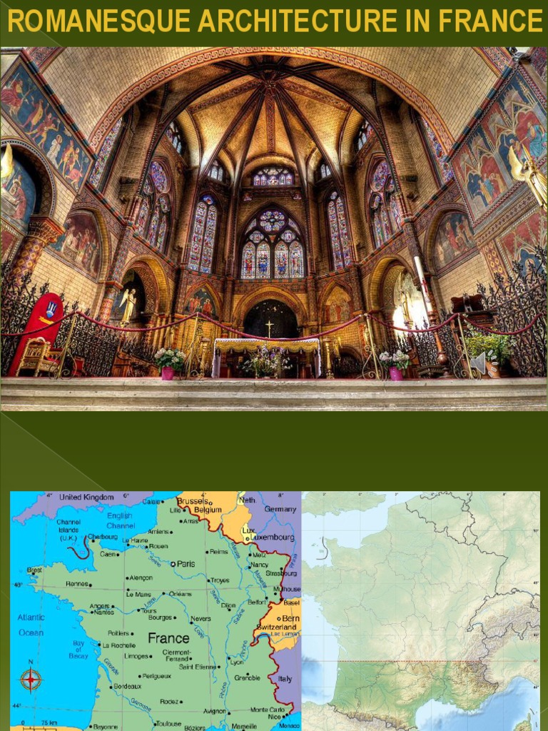 French and German Romanesque | PDF | Vault (Architecture) | Church (Building)
