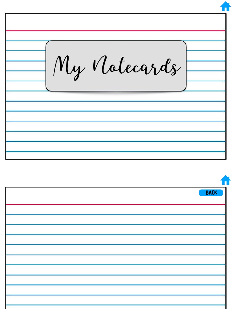 Notecards | PDF