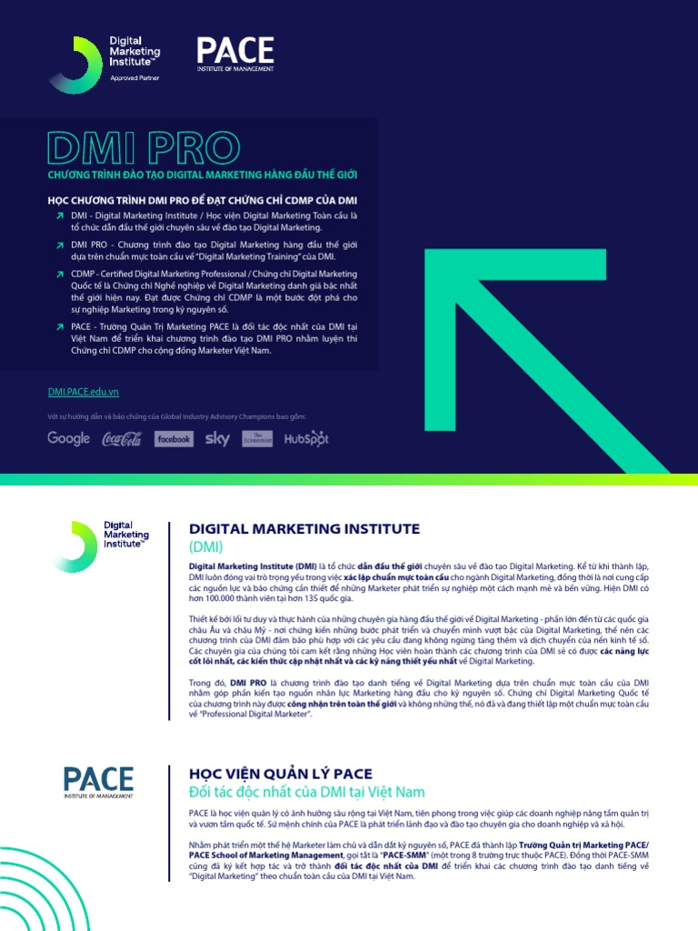 Học Chương Trình Dmi Pro Để Đạt Chứng Chỉ Cdmp Của Dmi | PDF