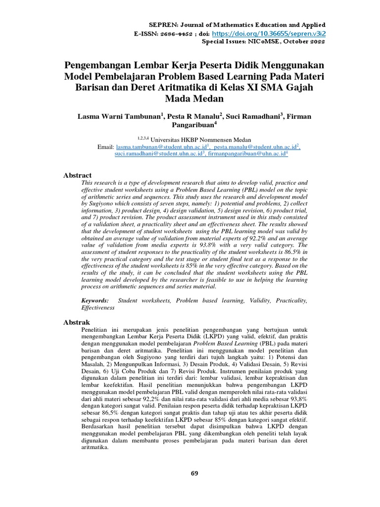 824-Article Text-3602-1-10-20221020 | PDF | Psychological Concepts | Behavior Modification