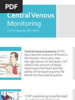 CVP Monitoring | PDF | Heart | Vein