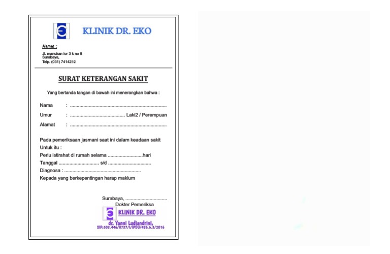 Surat DR Eko | PDF