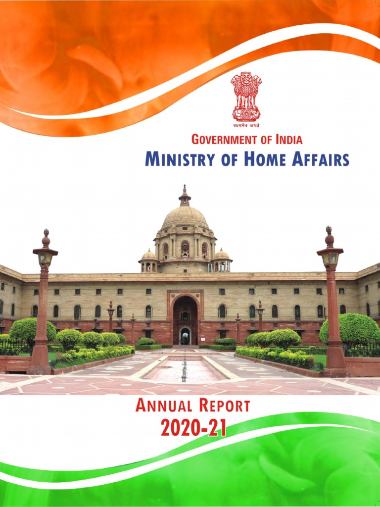 MHA Annual Report 2020-21 Summary | PDF | Government | National Security
