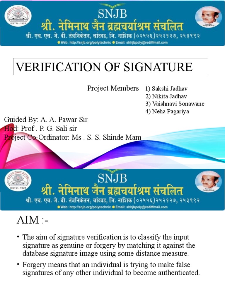 signature_verification | PDF | Signature | Authentication