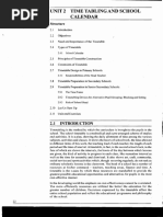 Types of School Time-Table | PDF | Homework | Teaching And Learning