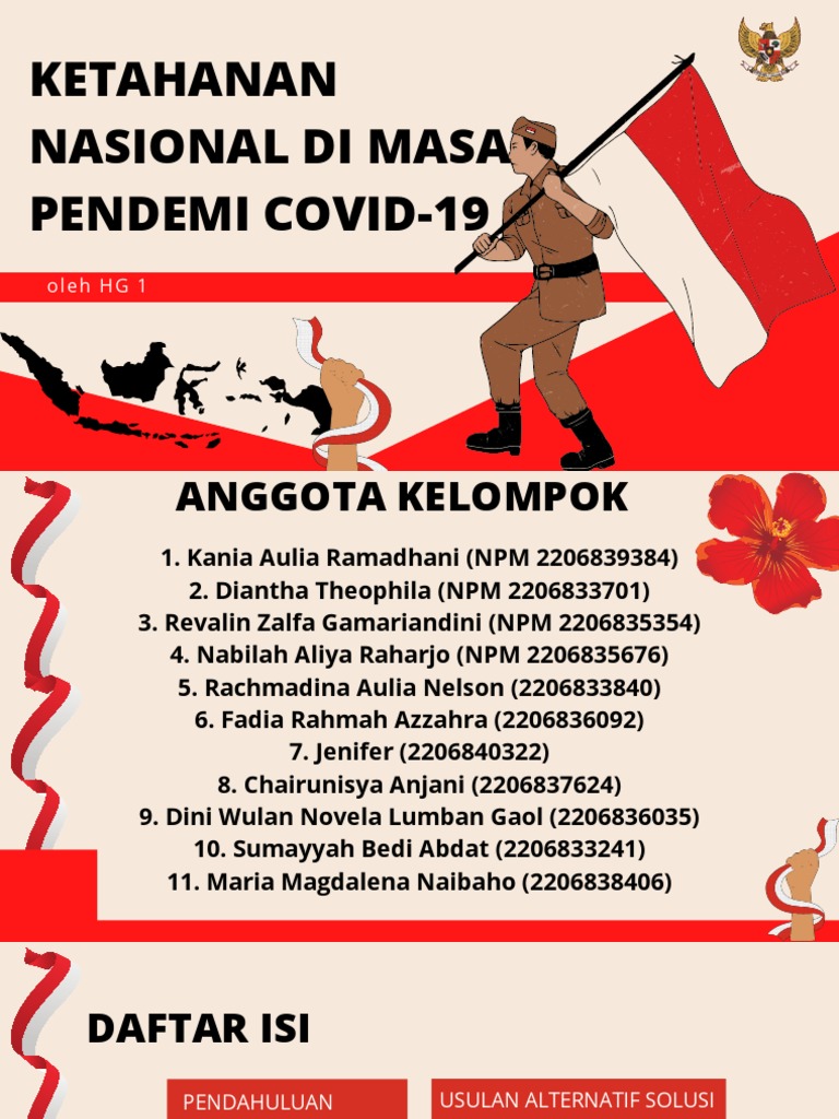 Hg1 PPT KWN Ketahanan Nasional Di Masa Pendemi Covid-19 | PDF | Ilmu Sosial | Pengembangan Diri