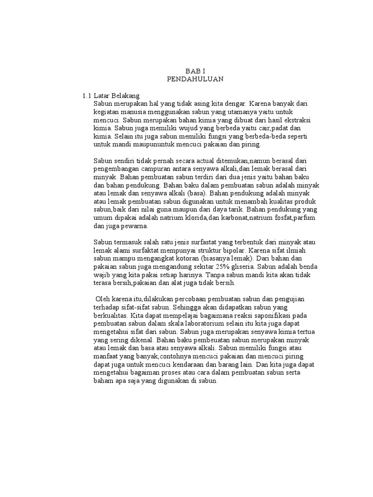 BUAT SABUN | PDF