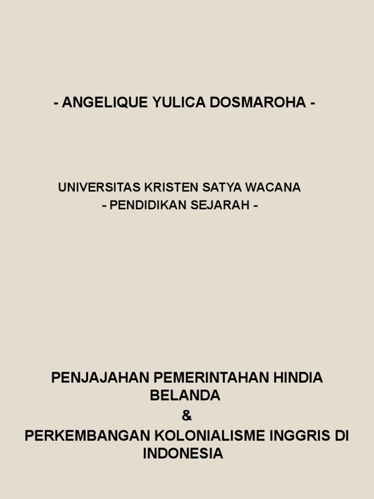 Masa Pemerintahan Daendles & Raffles | PDF