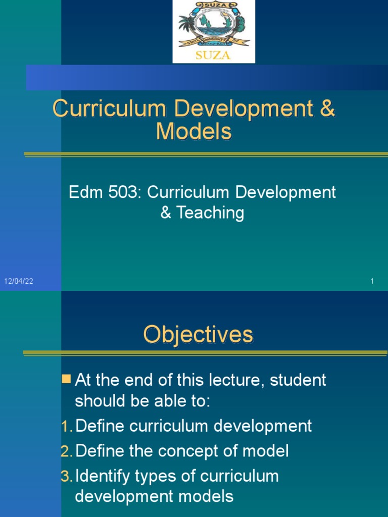 Curriculum Development Models | PDF | Curriculum | Teachers
