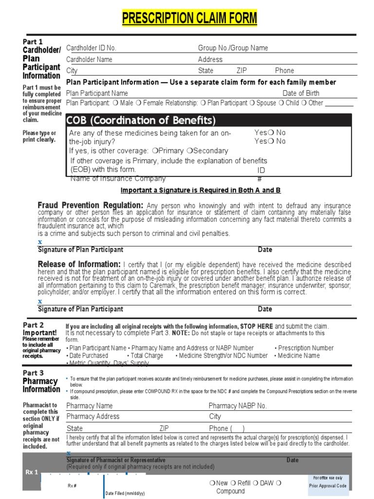Prescription Template 07 | PDF | Medical Prescription | Pharmacy
