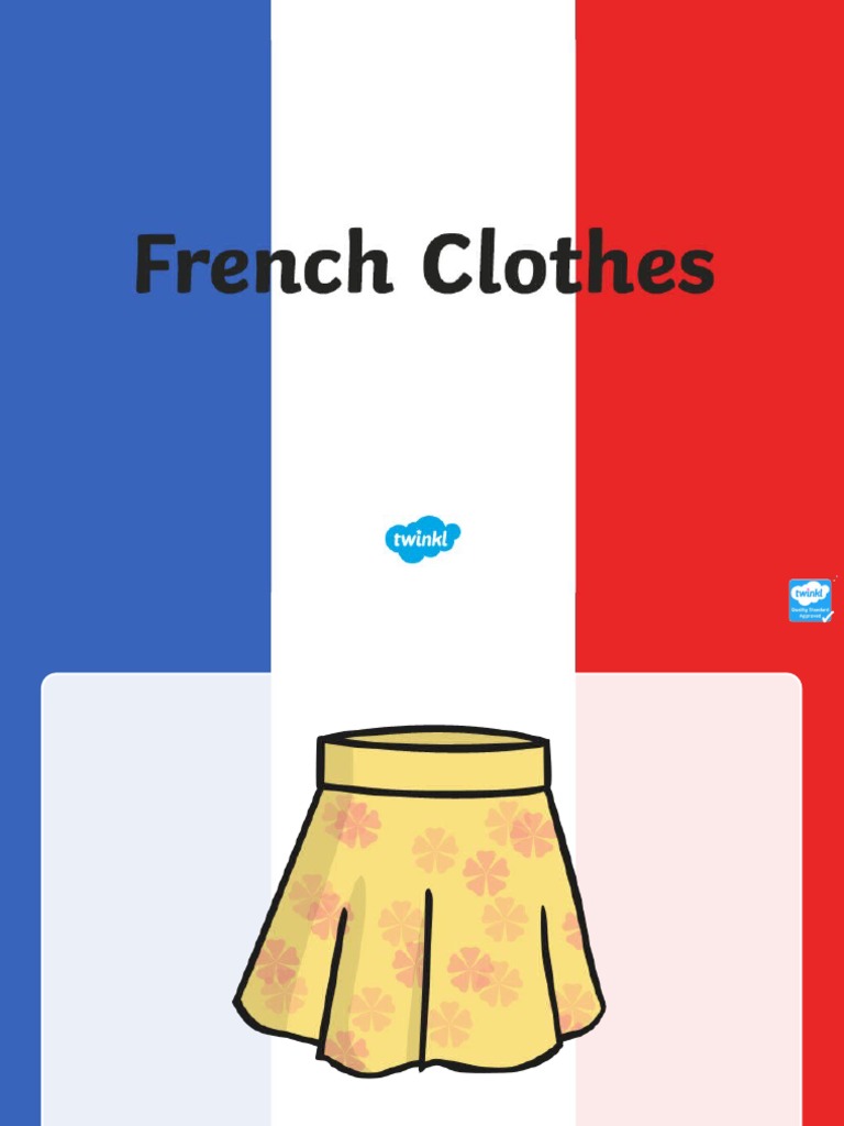 T T 6343 French Clothes Vocabulary Powerpoint Ver 3 | PDF