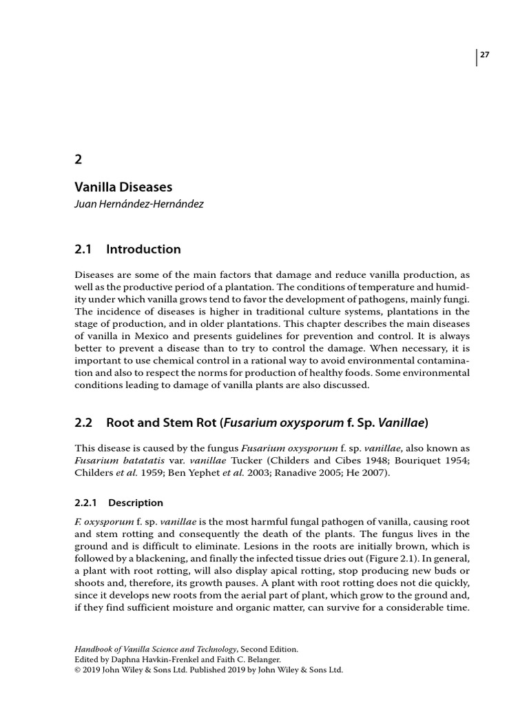Havkin-Frenkel, Daphna Belanger, Faith C. (2018) - Handbook of Vanilla Science and Technology ...