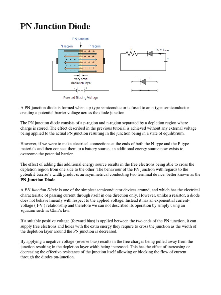 3 - PN Junction Diode | PDF | P–N Junction | Diode