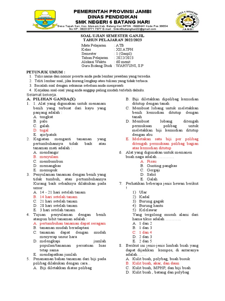 Atb Kelas 3 FIX | PDF