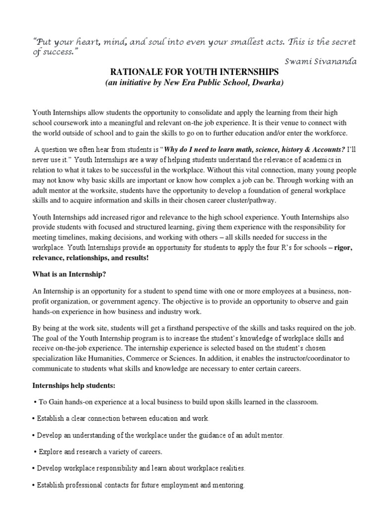 Internship Circular | Download Free PDF | Internship | Job Hunting