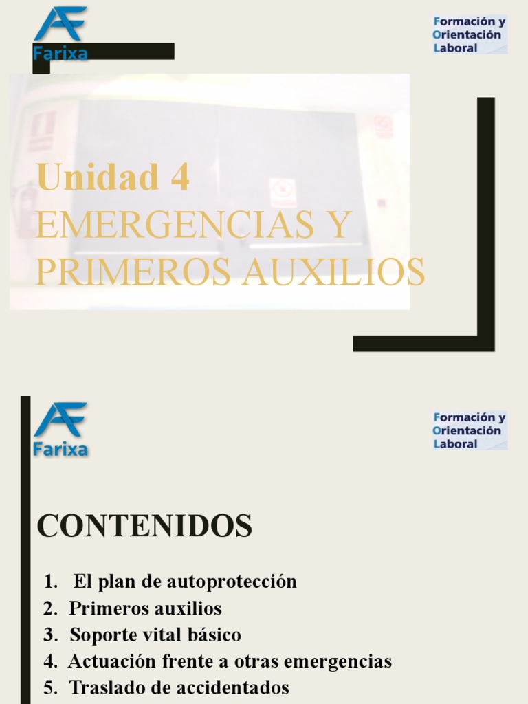 Fol 4 Emergencias y Primeros Auxilios-2022 | PDF | Reanimación cardiopulmonar | Paro cardíaco