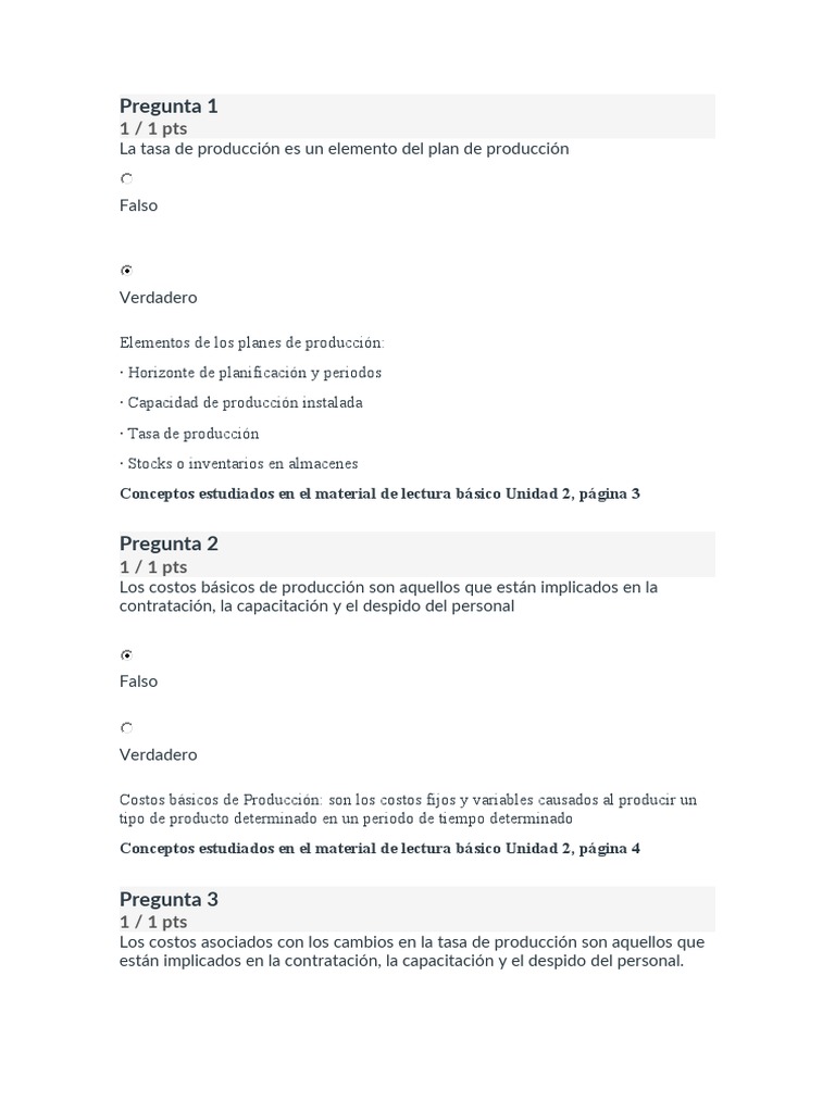 Pregunta 2 | PDF | Planificación | Inventario