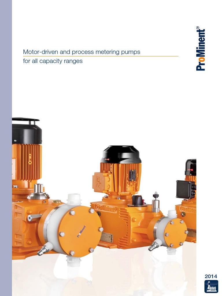 Motor Driven Pumps Process Pumps ProMinent Product Catalogue 2014 ...