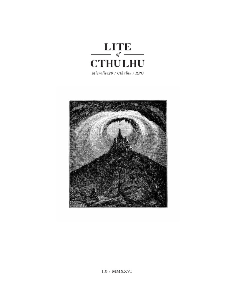 Lite of Cthulhu RPG Guide | PDF