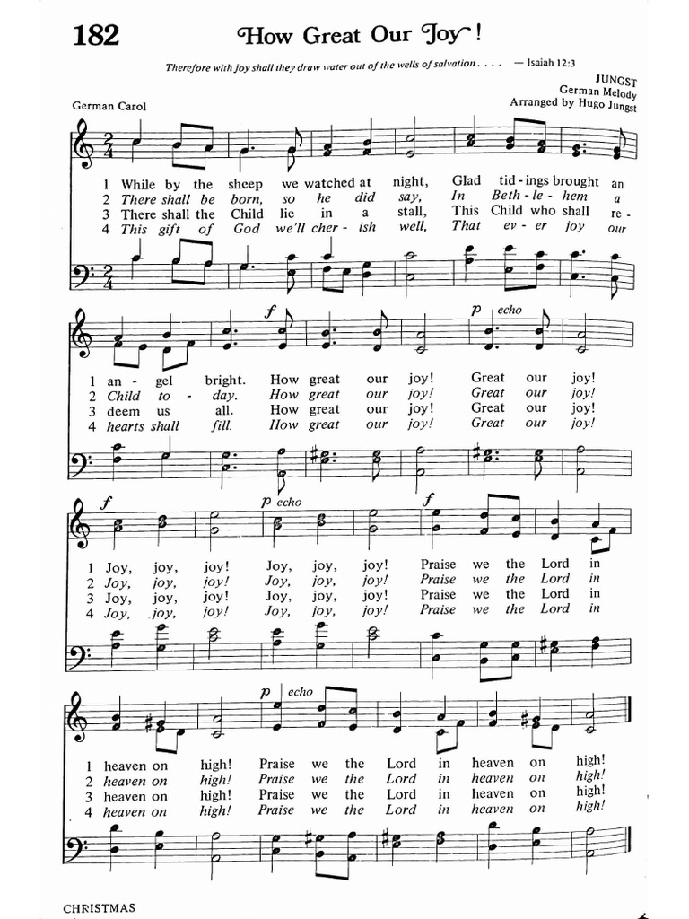 How GrEat Our Joy | PDF