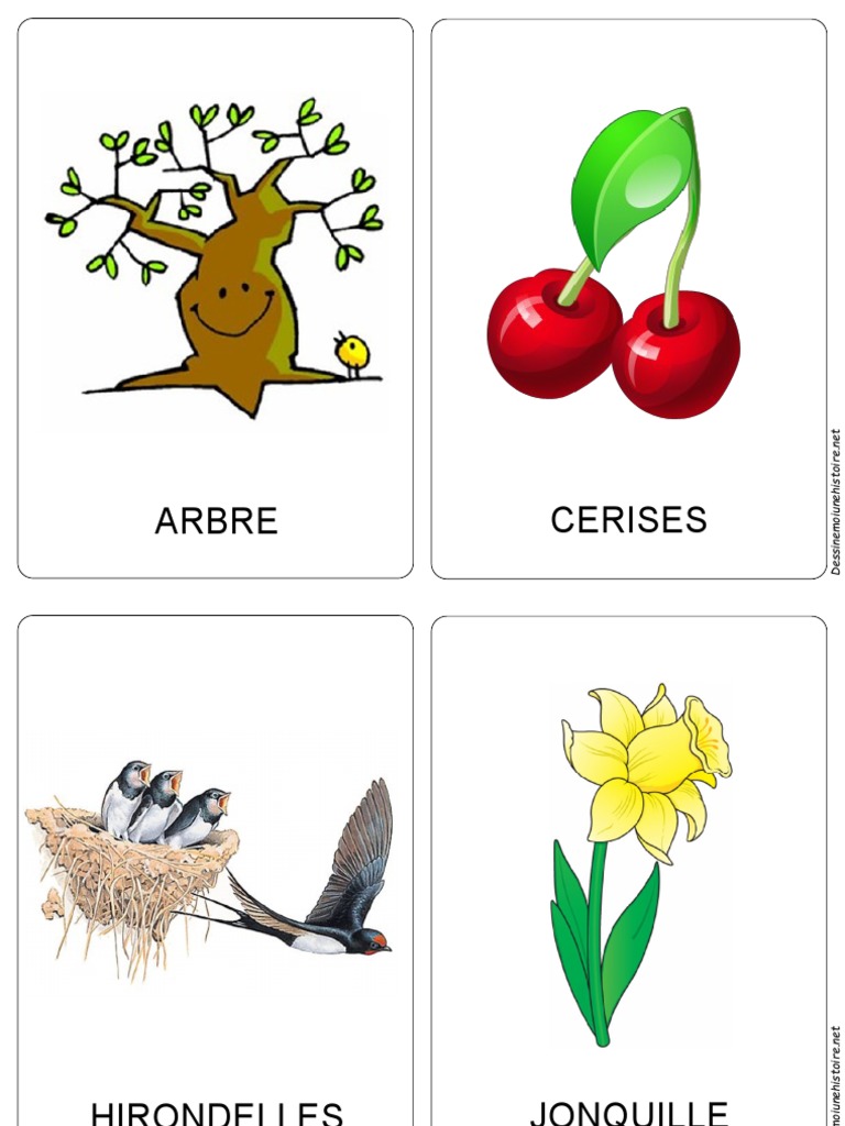 Imagier Du Printemps 1 Écriture | PDF | Young Adult