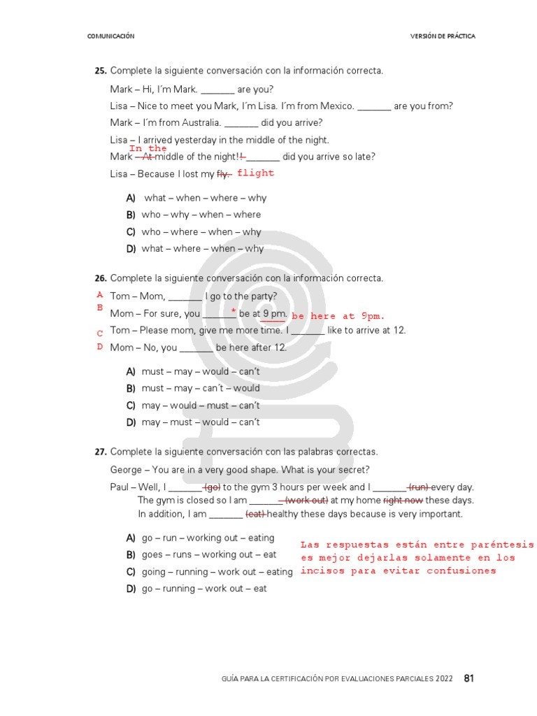 Conversational English Practice Guide | PDF