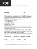 TEST I NDERMJETEM Matematike Vii Tremujori III | PDF