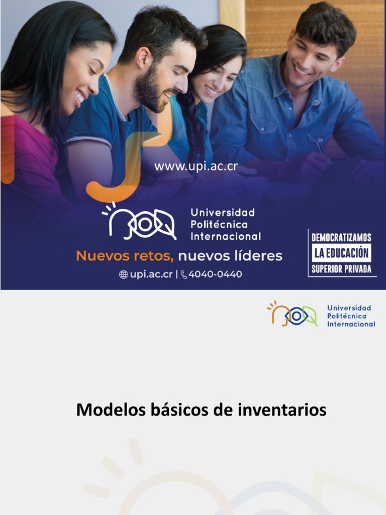 Modelo Basico de Inventario UPI | PDF | Inventario | Lean Manufacturing