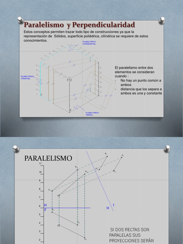 El Paralelismo y La Perpendicularidad | PDF | Perpendicular | Geometria ...