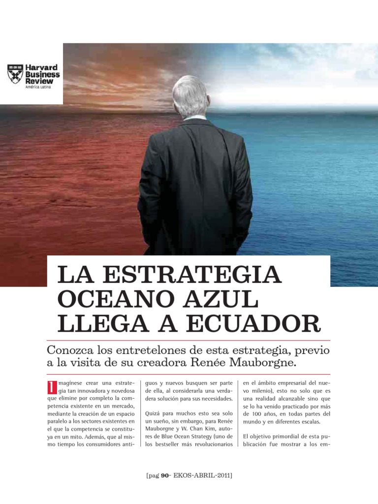 Estrategia Océano Azul en Ecuador | PDF | Mercado (economía) | Marketing