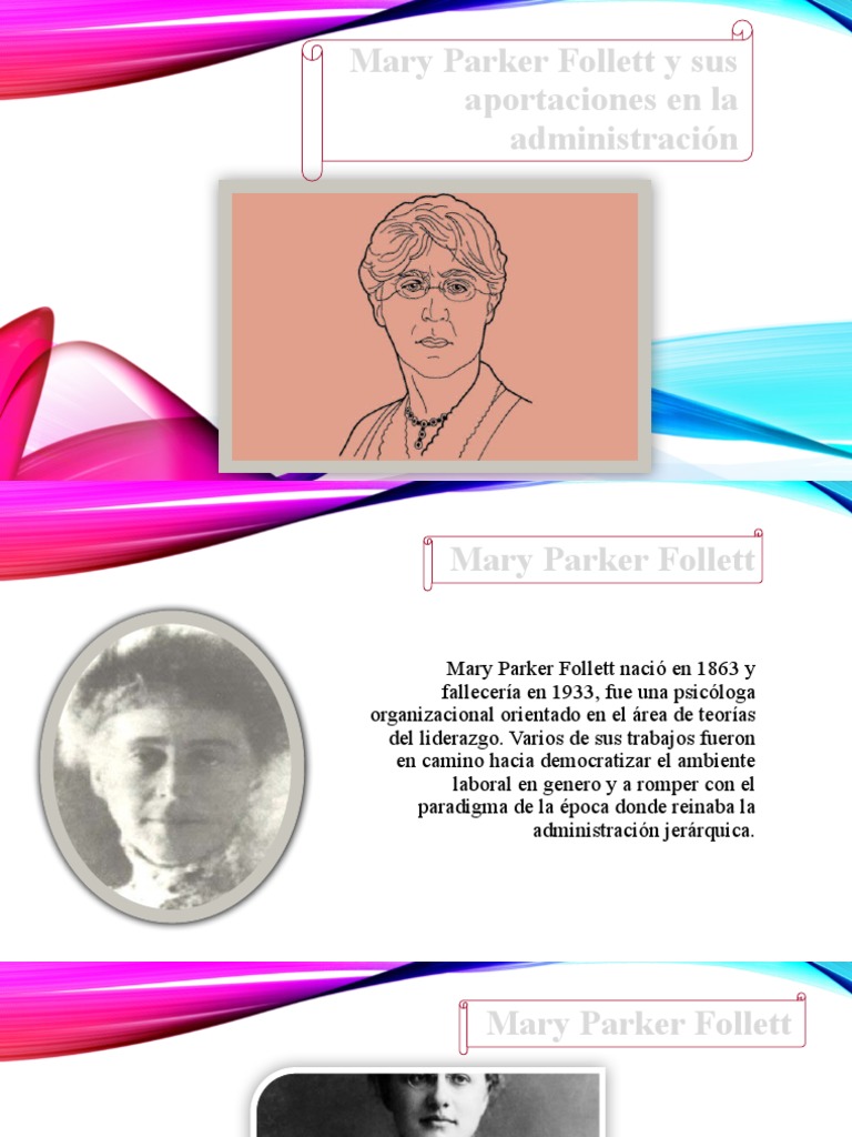 Mary Parker Follett y Sus Aportaciones en La Administración | PDF ...