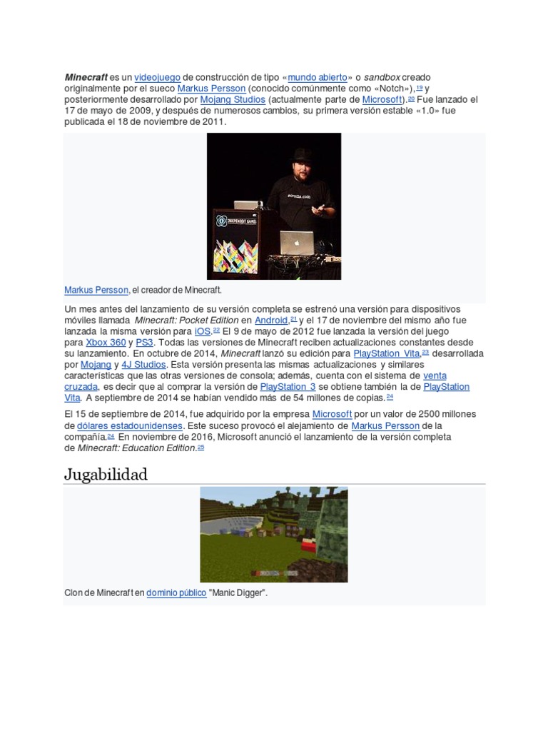 Minecraft | PDF | Minecraft | Informática