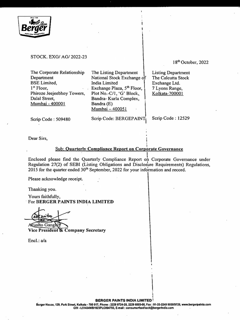 CG Report Sept 2022 | PDF