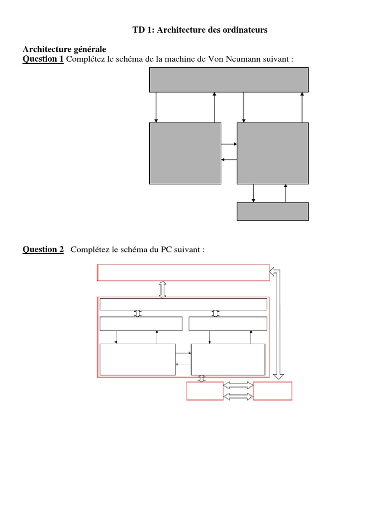 TD1 Architecture Des Ordinateurs | PDF