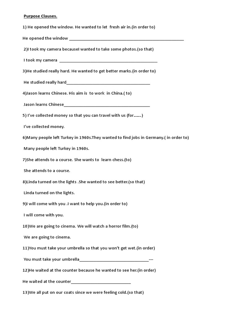Linking Words - Exercises PDF | PDF