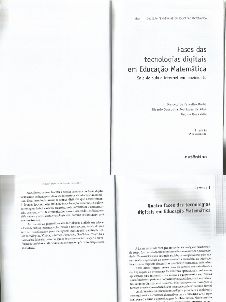 Fases Das Tecnologias Digitais em Educação Matemática - Capítulo 1-2 | PDF
