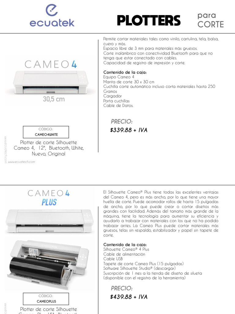 Mayoristas Catalogo Plotters de Corte | PDF | Informática | Bienes ...
