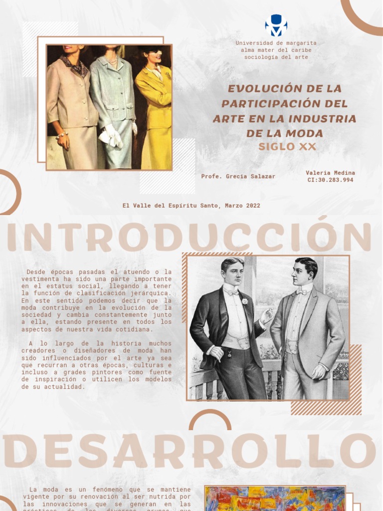 Arte y Moda en el Siglo XX | PDF | Moda | Estética