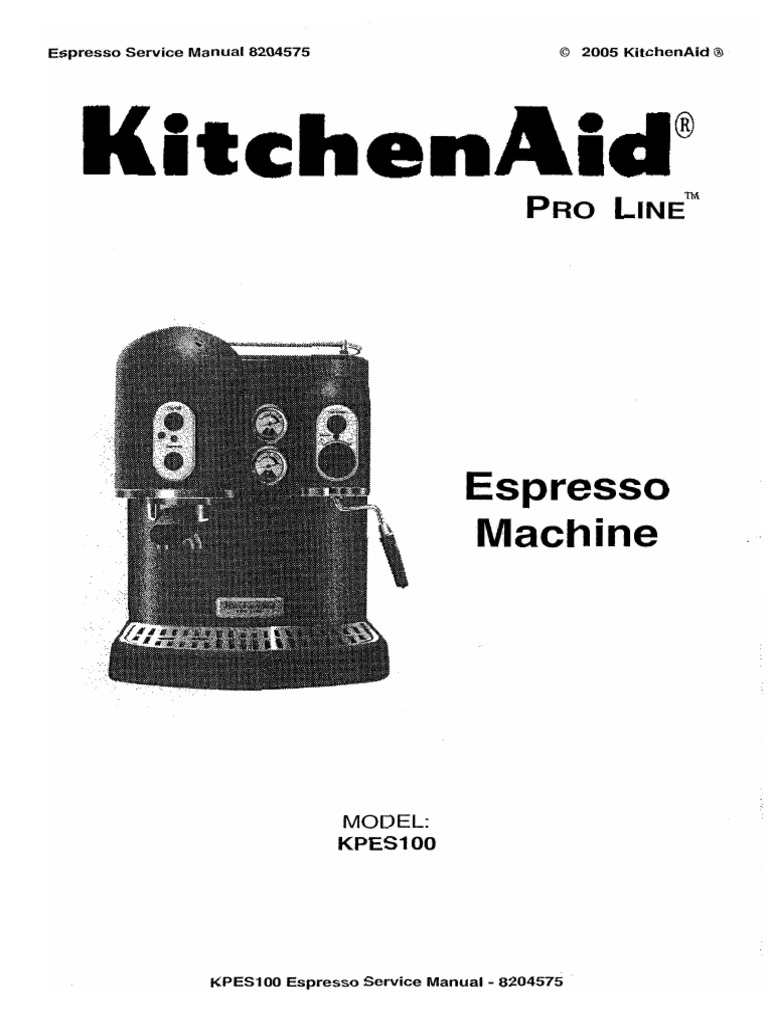 KitchenAid CoffeeMaker ServiceManual | PDF