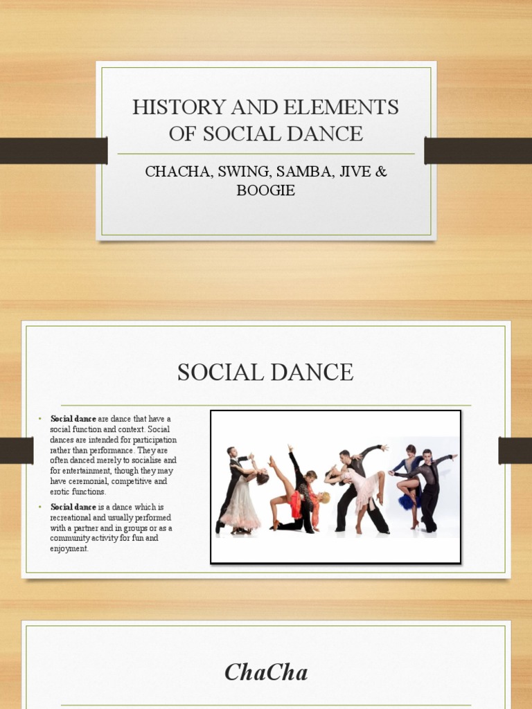 History and Elements of Social Dance | Download Free PDF | Dances ...