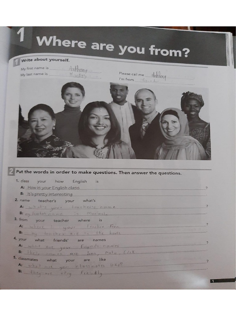 Homework Book 1-2 | PDF
