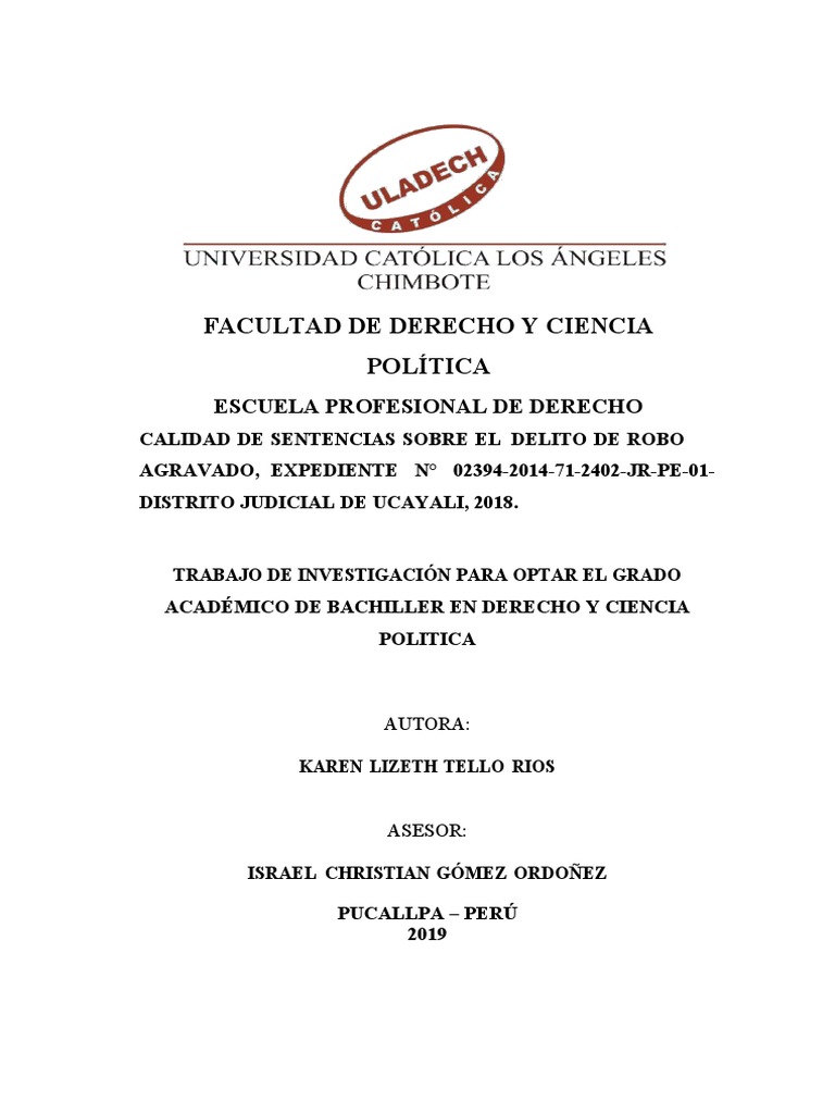 Motivacion - Calidad - Tello - Rios - Karen - Lizeth | PDF ...