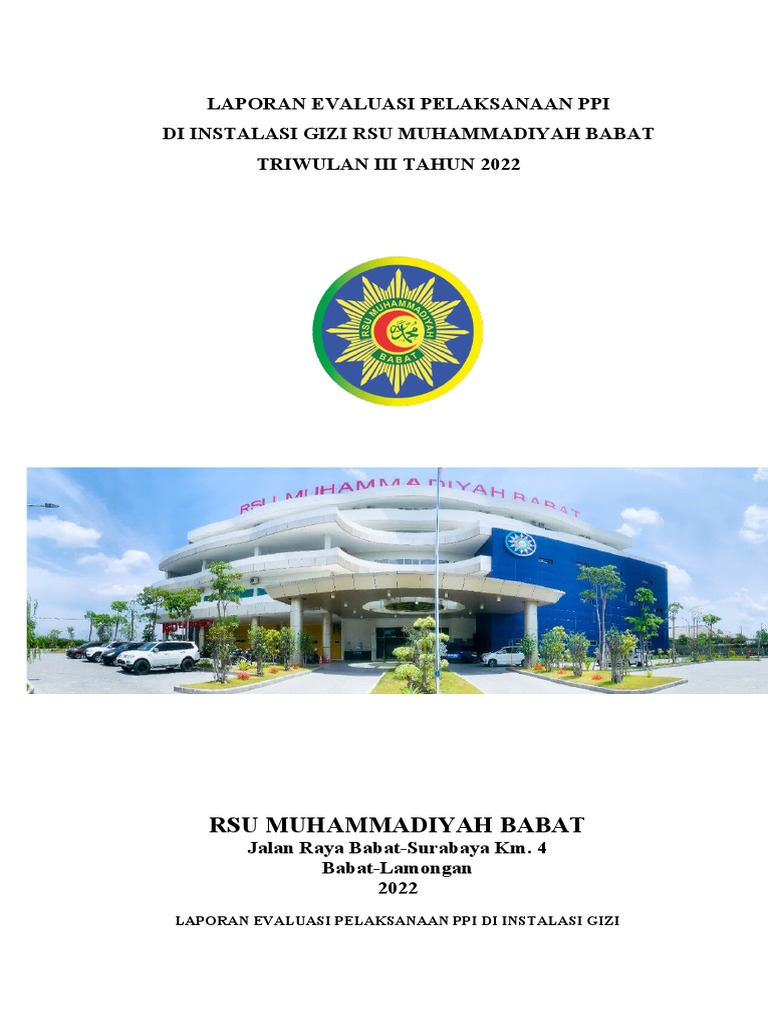 Evaluasi PPI Instalasi Gizi RSU Babat | PDF