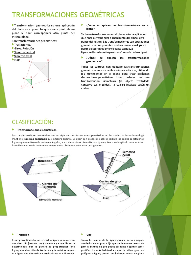 TRANSFORMACIONES_GEOMETRICAS | PDF