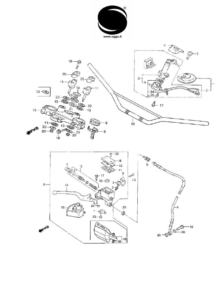 Schema Dettagliato Honda XL 600 RM-LM | PDF